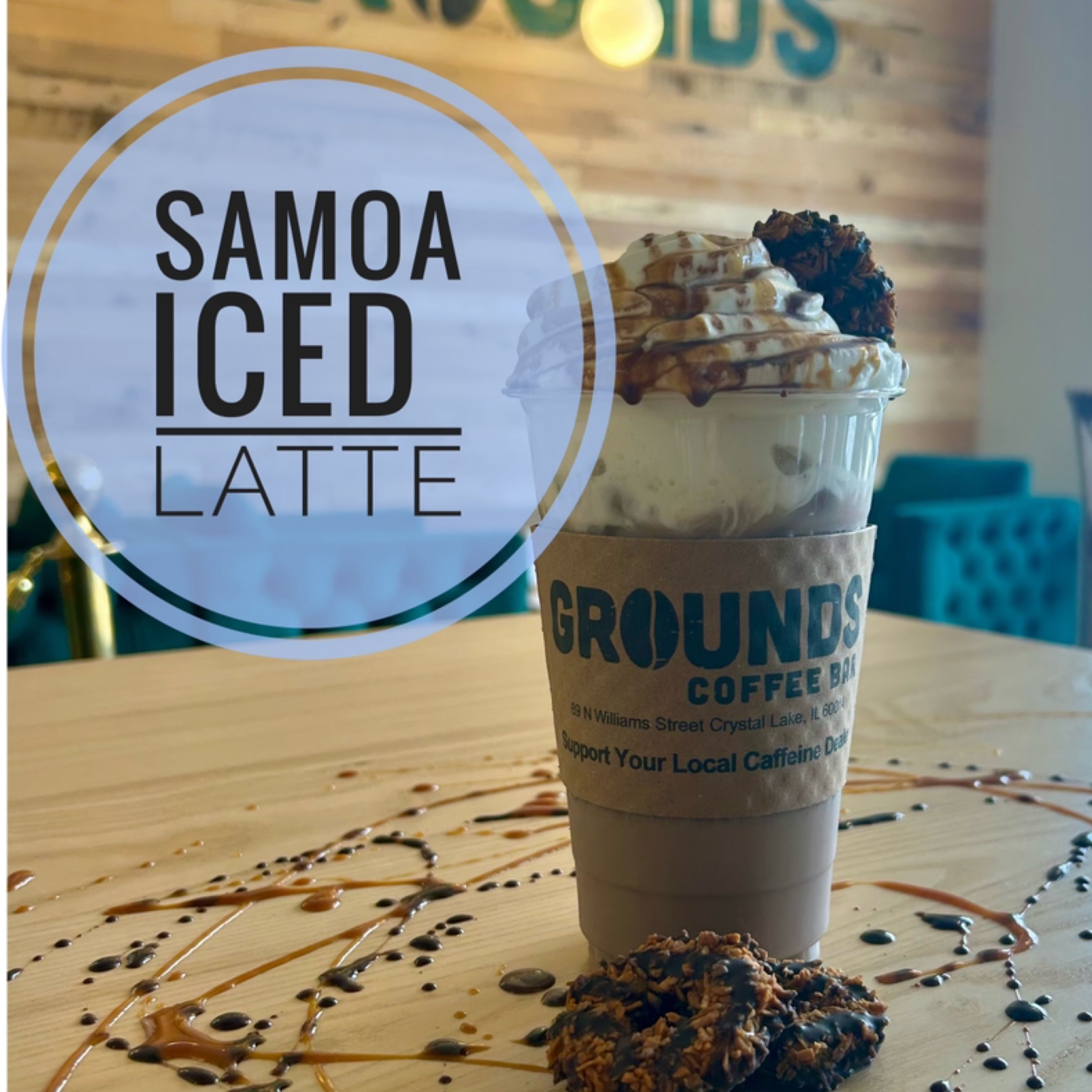 Samoa Latte | Grounds Coffee Bar